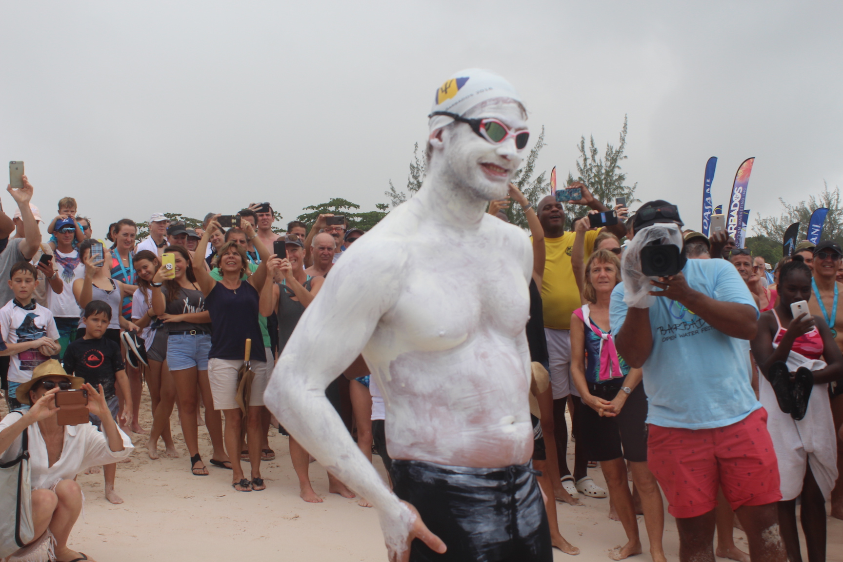 Cameron Bellamy Swim Around Barbados – 4th longest ever! – Kristina Evelyn
